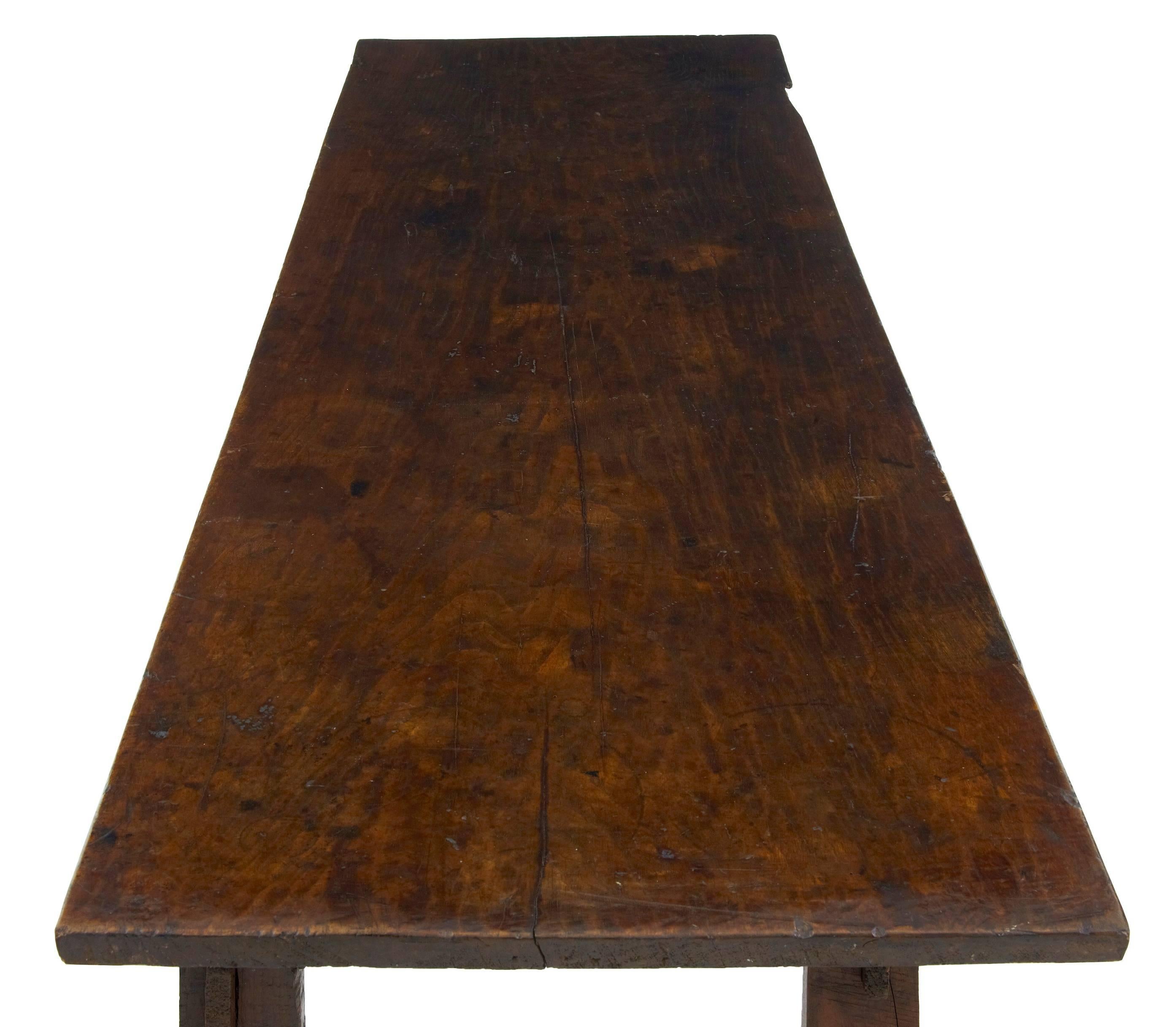 18th Century Spanish Chestnut Serving Table at 1stDibs