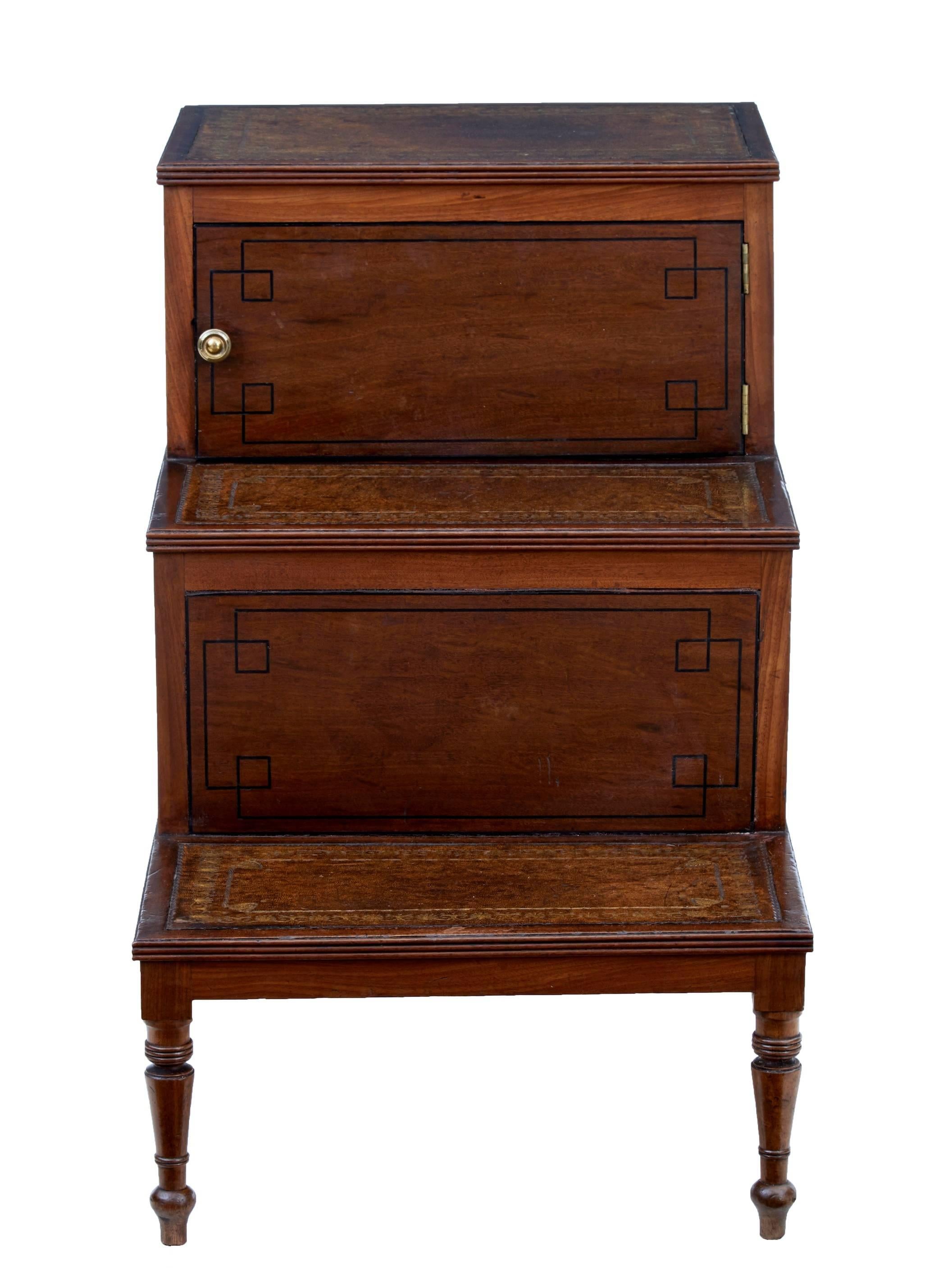 19th Century Set of Mahogany Library Steps at 1stDibs | mahogany steps