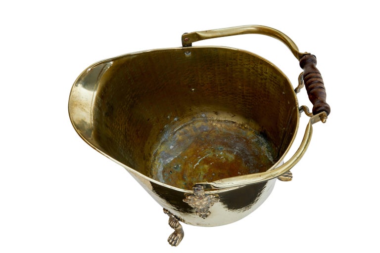 19th Century Brass Coal Scuttle at 1stDibs | coal scuttle for sale