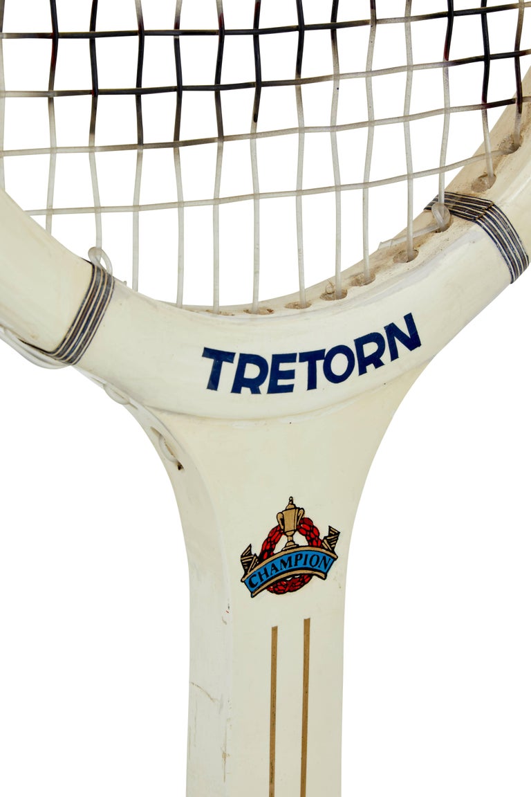 Rare Oversized 1970s Wooden Tretorn Tennis Racket at 1stDibs