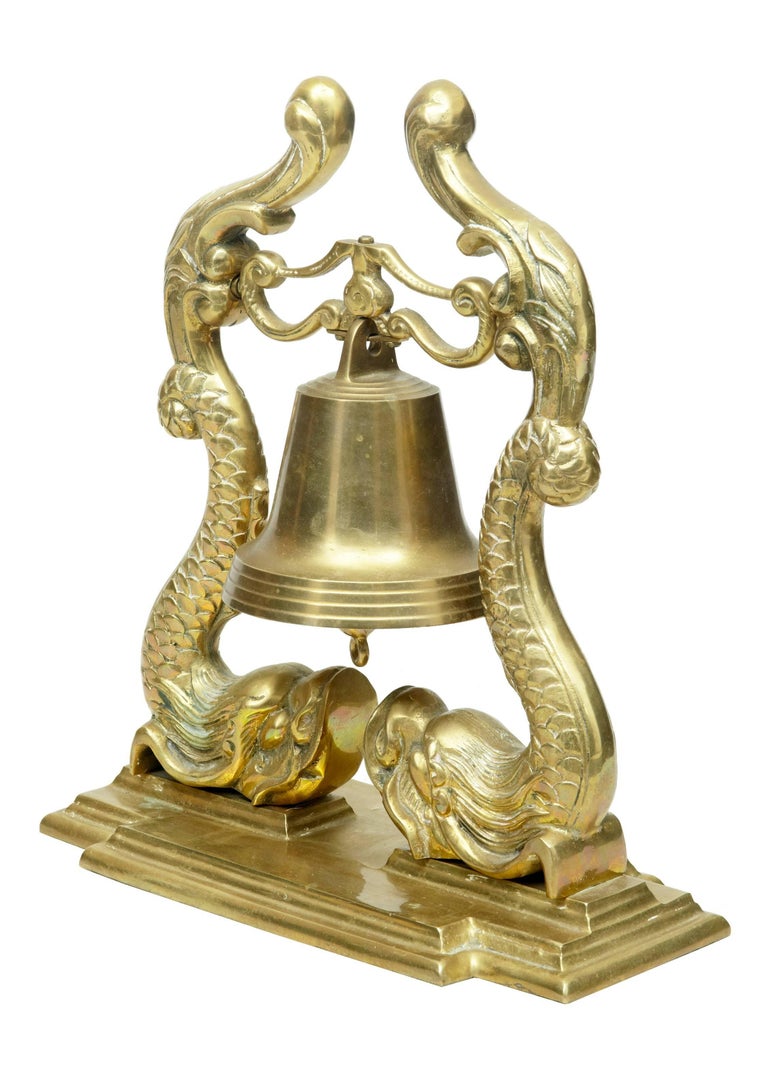 19th Century Victorian Brass Decorative Dinner Bell at 1stDibs | brass ...