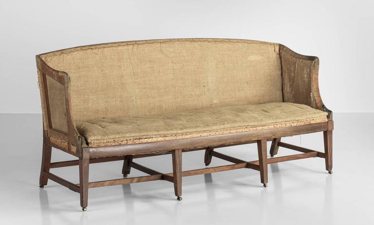 George III Burlap Sofa, circa 1760 at 1stdibs