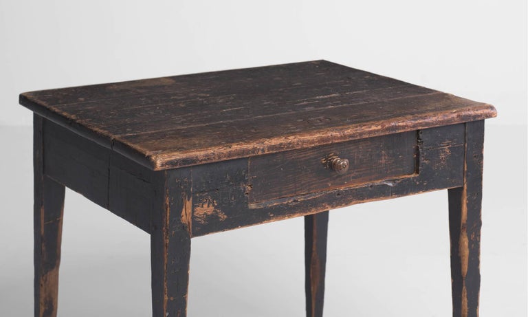 Primitive Side Table with Drawer, circa 1890 at 1stDibs