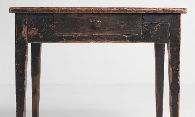 Primitive Side Table with Drawer, circa 1890 at 1stDibs