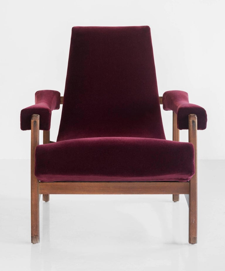 Italian Sling Arm Lounge Chair, circa 1960 at 1stDibs