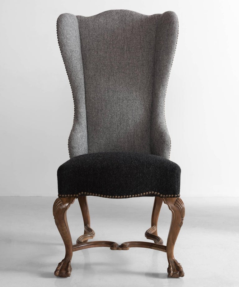 Pair of Narrow Wingback Chairs, circa 1900 at 1stDibs | narrow wing ...