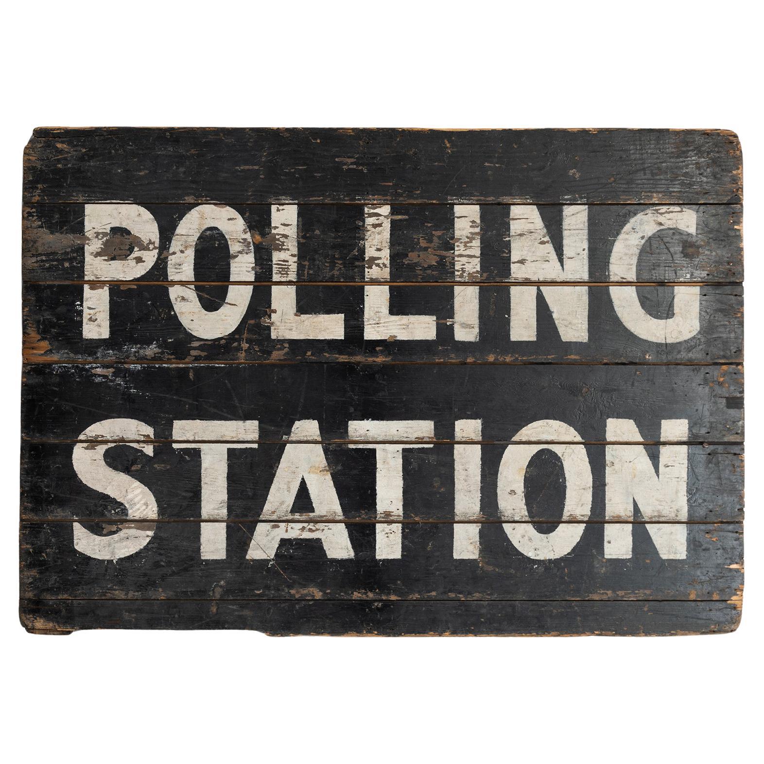 Vintage Hand-Painted No Smoking Sign For Sale at 1stDibs