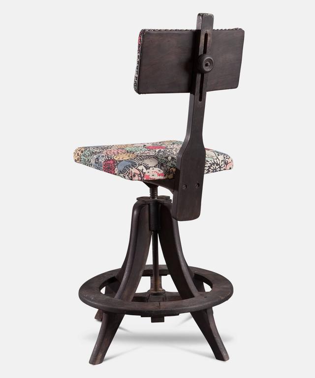 Industrial Painter's Stool For Sale at 1stDibs