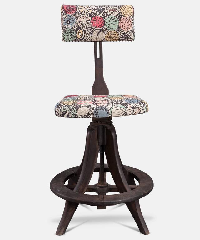 Industrial Painter's Stool For Sale at 1stDibs
