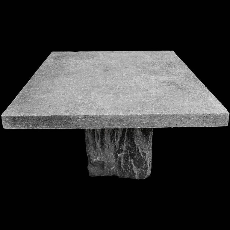 Primitive Stone Table at 1stDibs