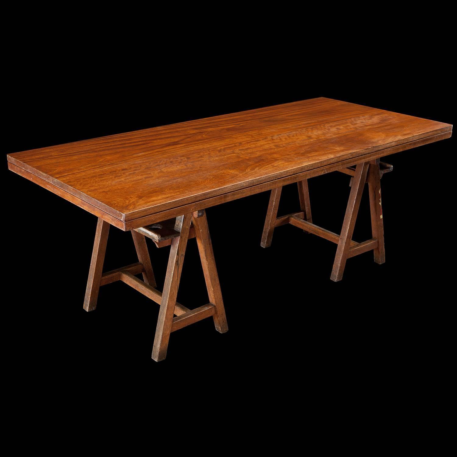 Art School Trestle Table For Sale at 1stdibs