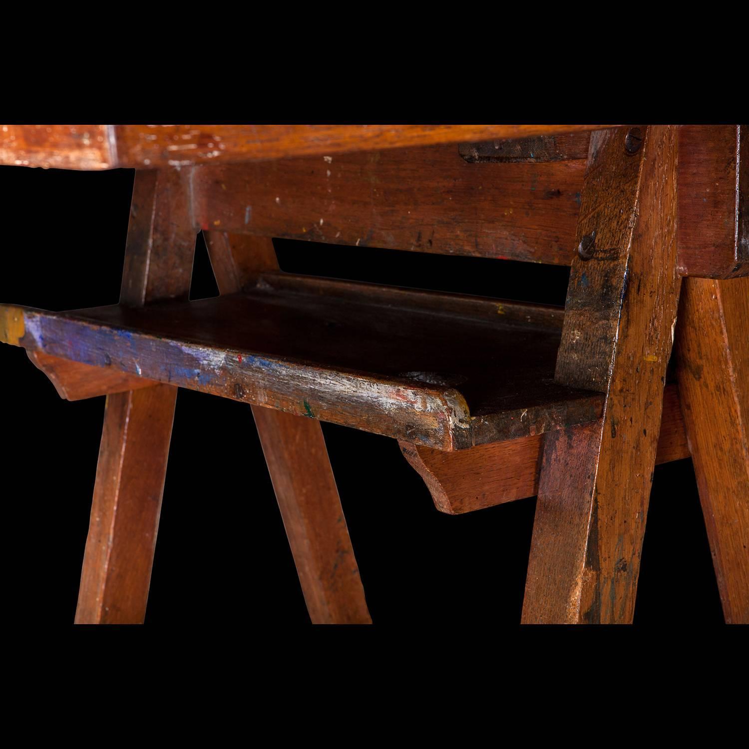 Art School Trestle Table For Sale at 1stdibs