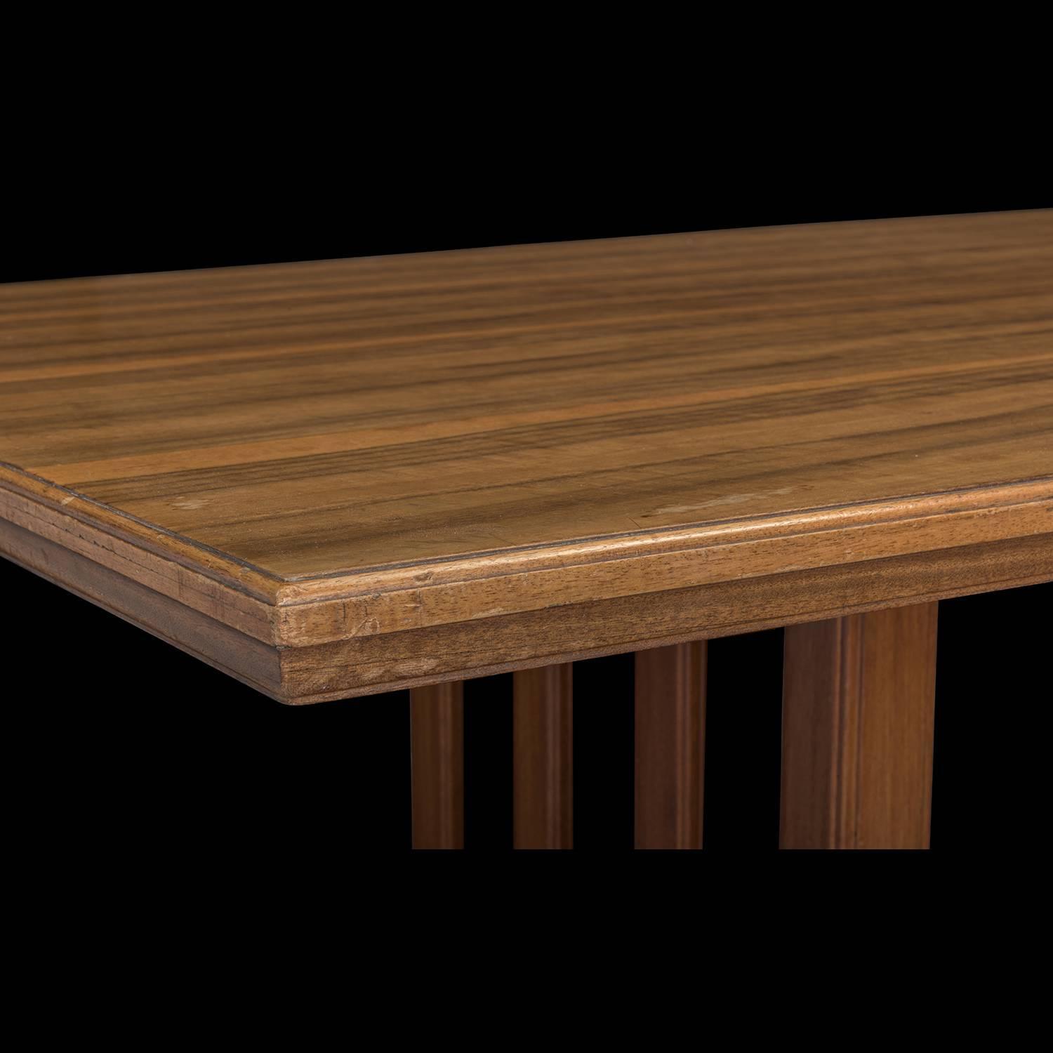 Heals Walnut Dining Table For Sale at 1stdibs
