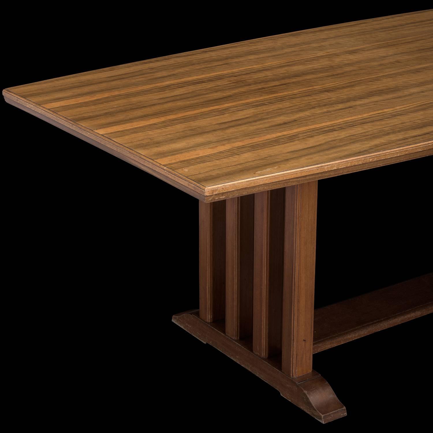 Heals Walnut Dining Table For Sale at 1stdibs