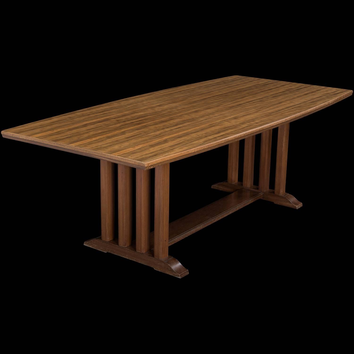 Heals Walnut Dining Table For Sale at 1stdibs