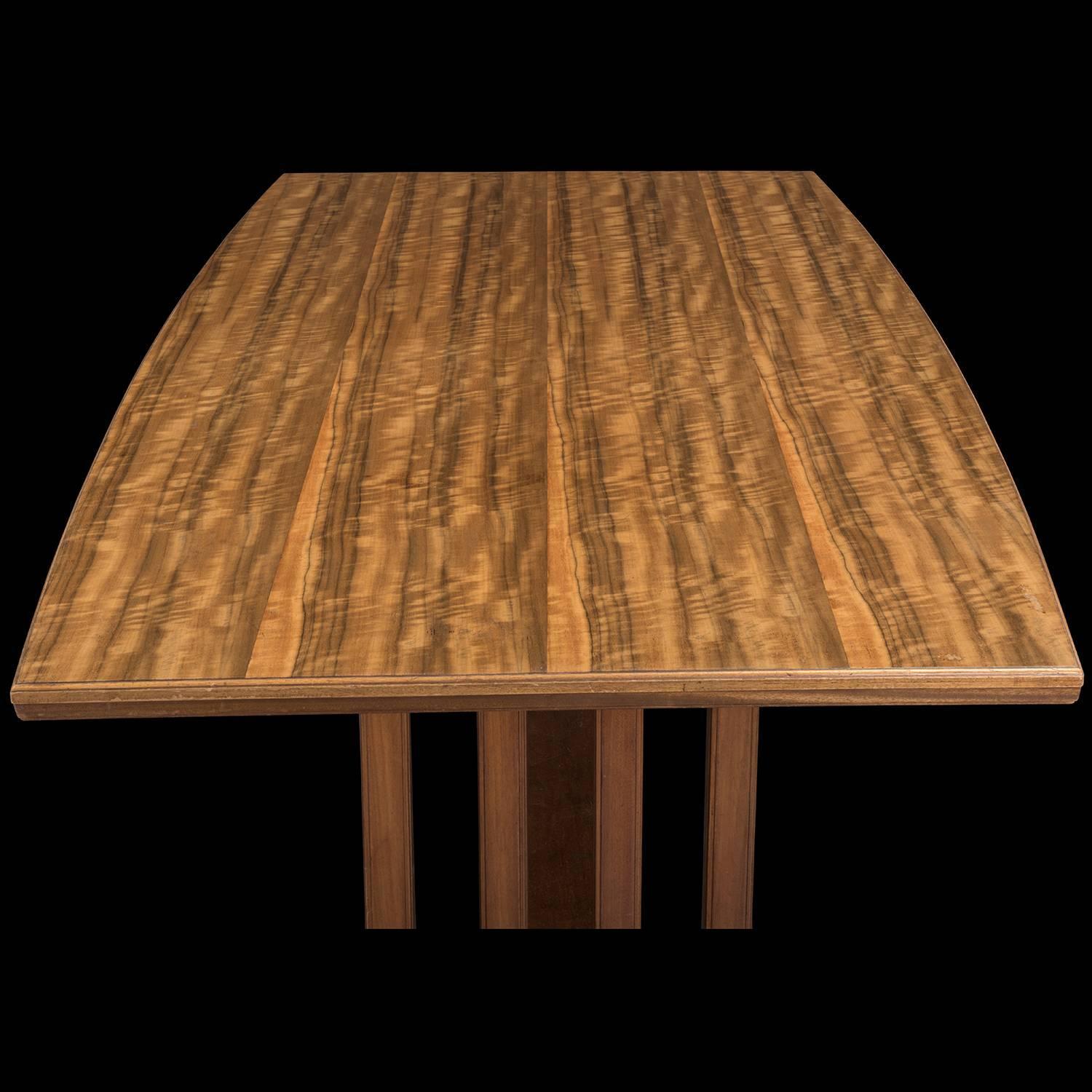 Heals Walnut Dining Table For Sale at 1stdibs