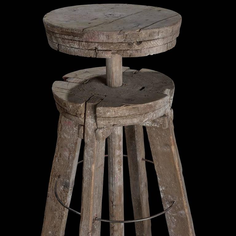 Primitive Sculpture Stand at 1stDibs