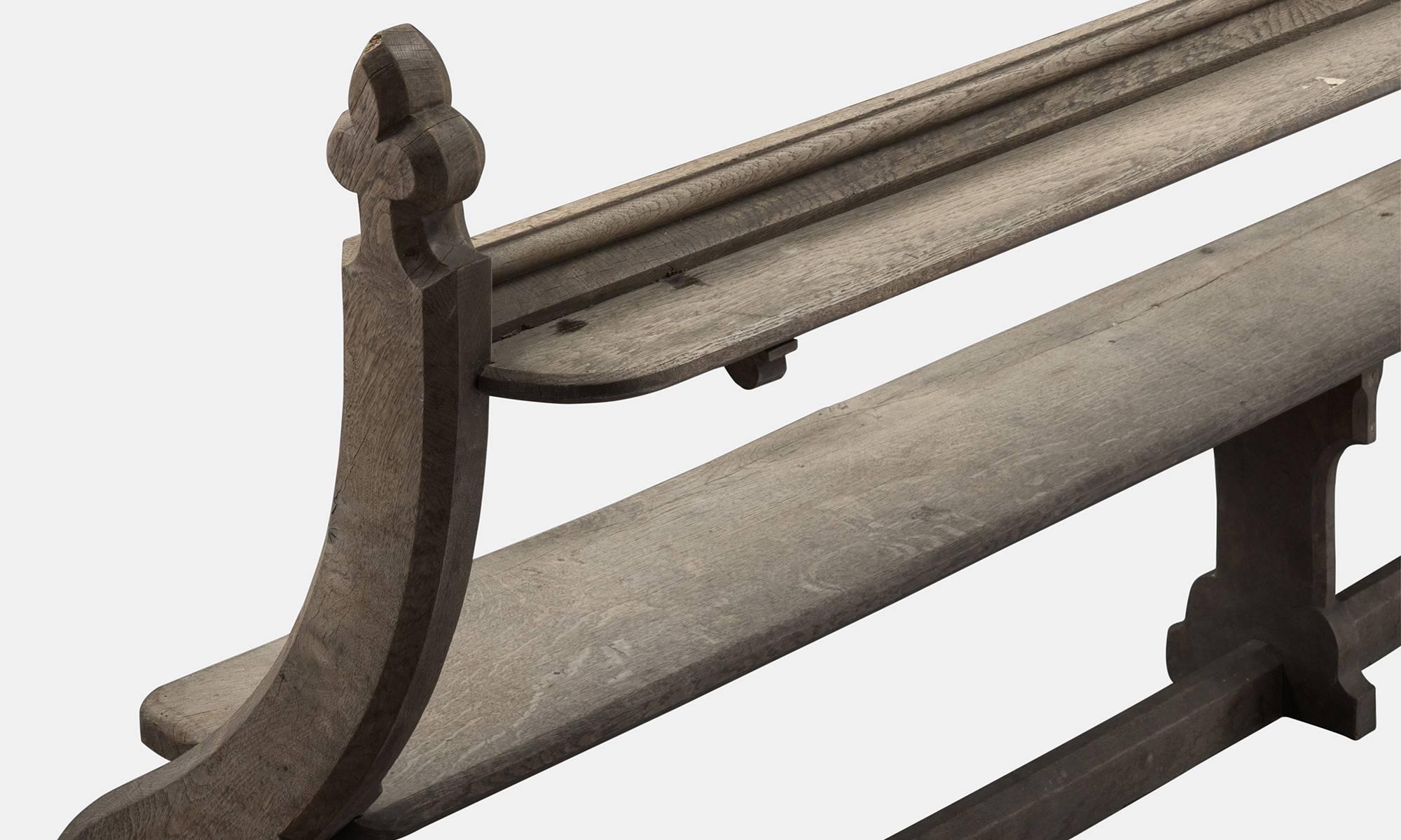 Oak Puginesque Bench For Sale at 1stDibs