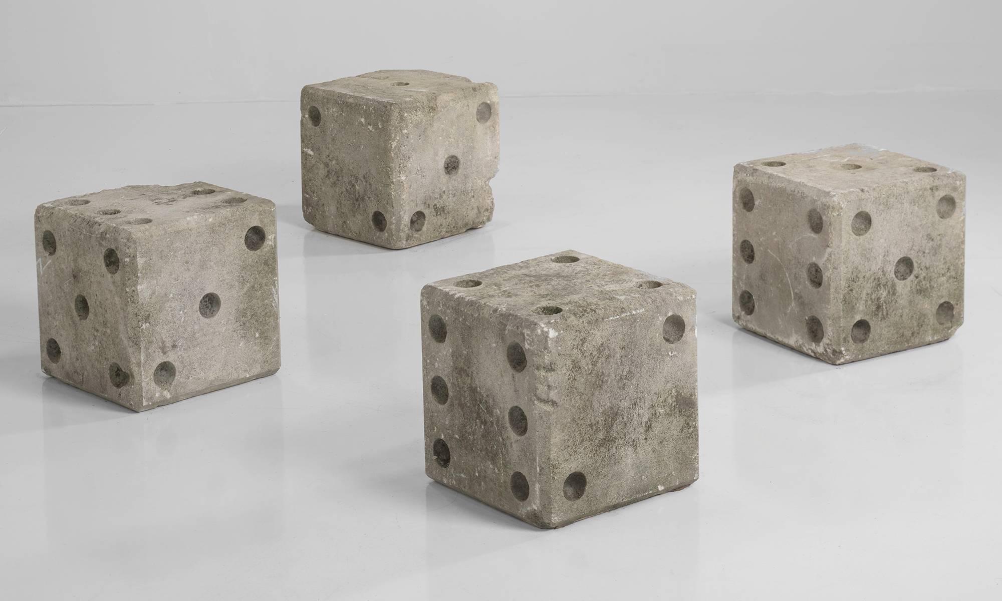 Massive Concrete Dice at 1stDibs | cement dice