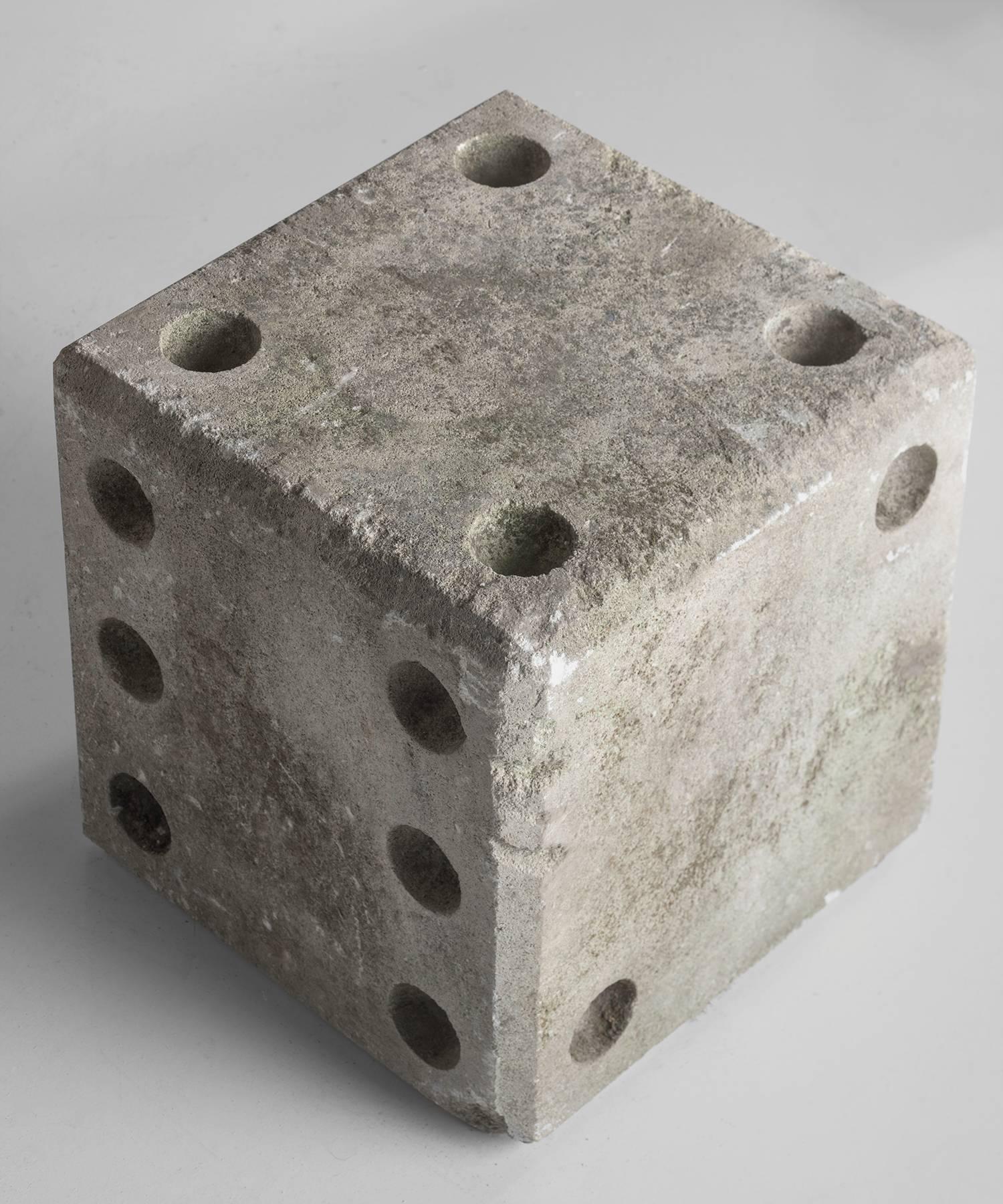 Massive Concrete Dice at 1stDibs | cement dice