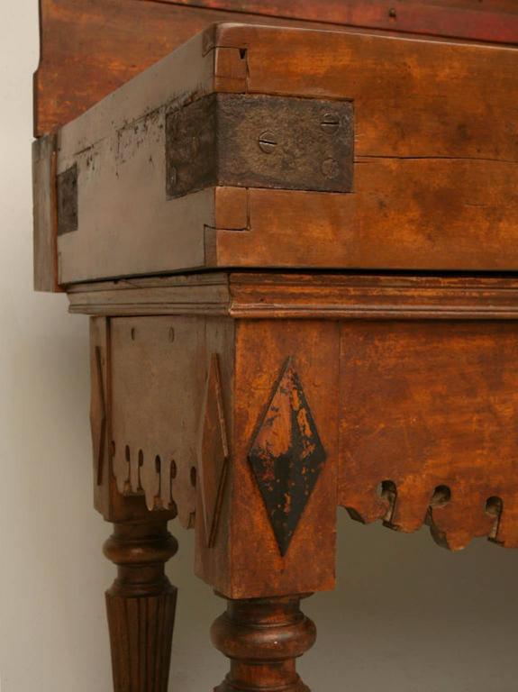Magnificent 19th Century French Double Butcher Block at 1stDibs