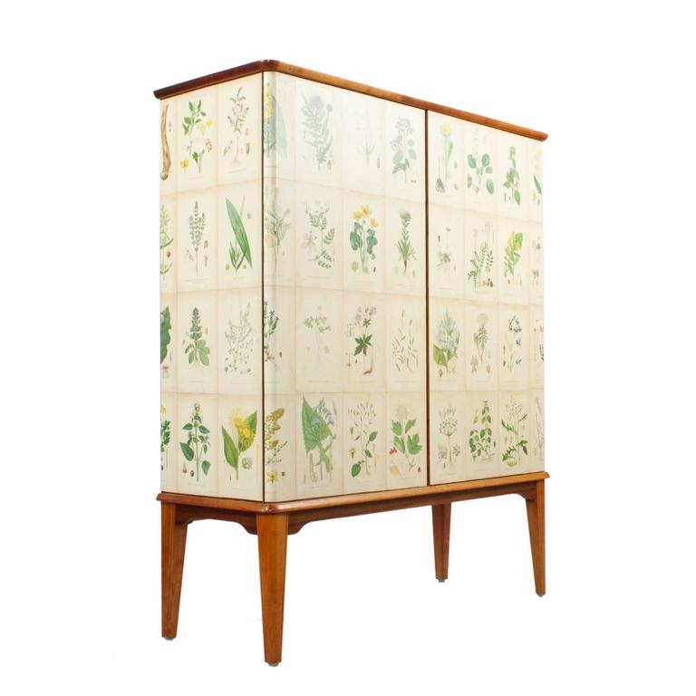Floral Cabinet at 1stDibs