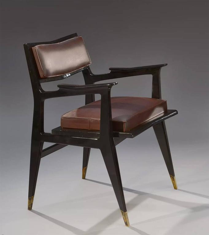Raphael Raffel Pair of Stamped Chairs, 1955-1965 at 1stDibs