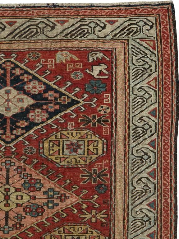Antique Persian Sumak Rug at 1stDibs