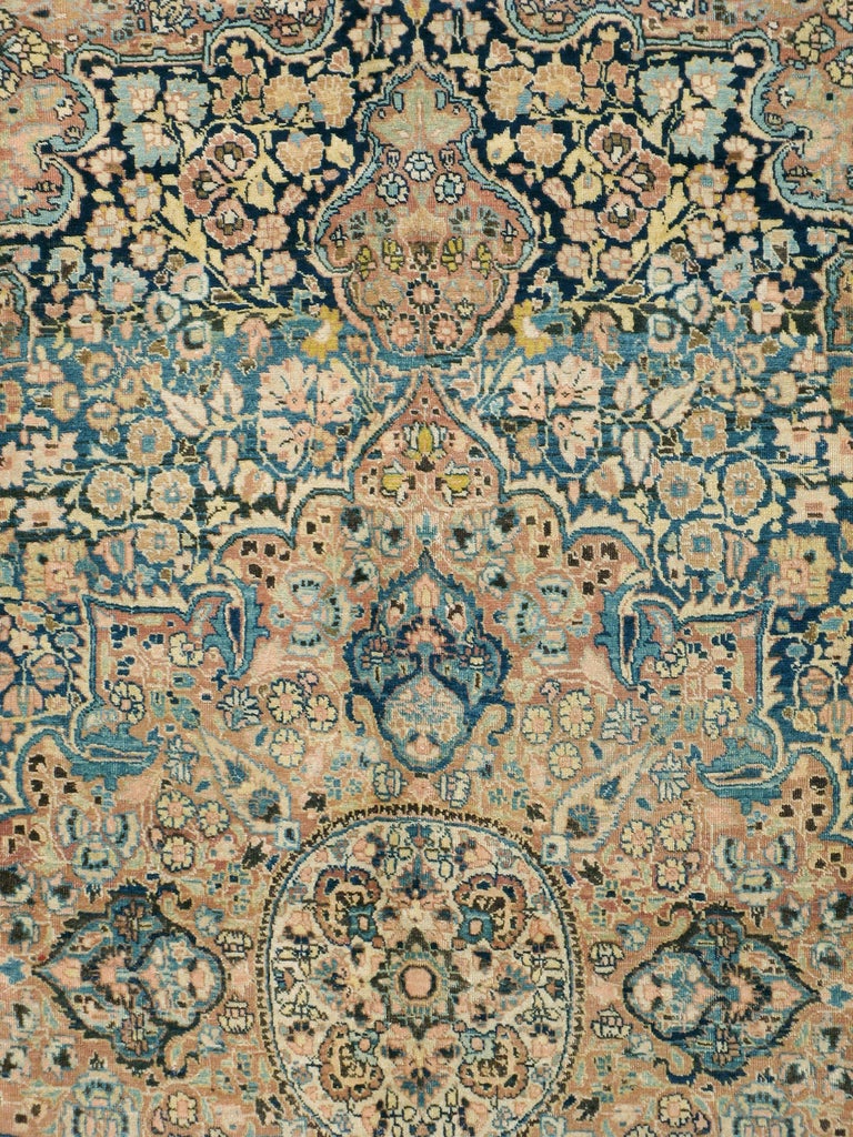 Vintage Persian Mashad Rug at 1stDibs