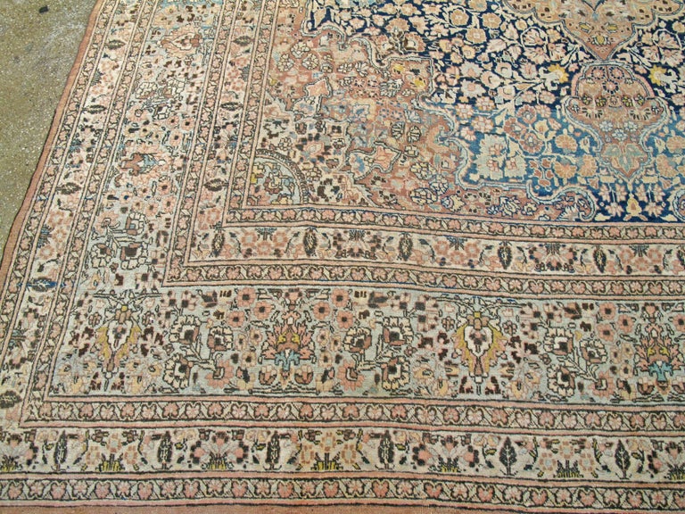Vintage Persian Mashad Rug at 1stDibs