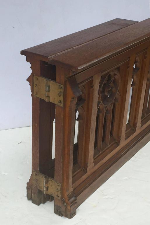 French Gothic Balustrades or Architectural Baluster Railings at 1stDibs