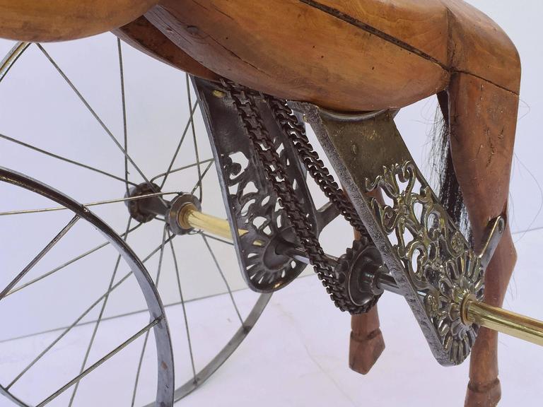French Velocipede or Child's Horse Tricycle at 1stDibs | velocipede for ...