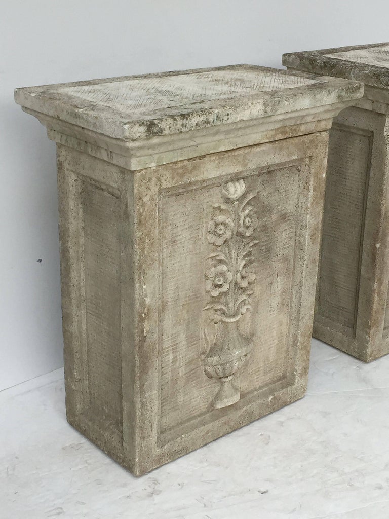 English Garden Stone Pedestals or Planter Plinths 'Individually Priced ...
