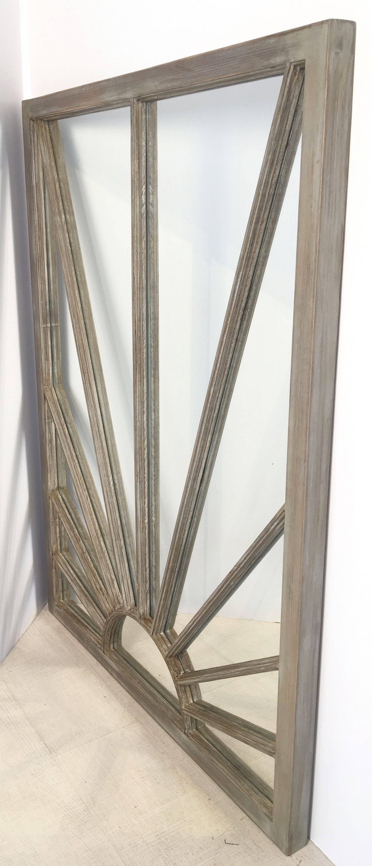 English Rectangular Grey Frame Mirrors (H 48 3/4 x W 35 3/4) For Sale ...