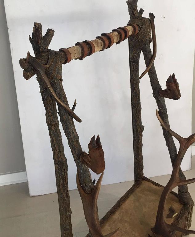 Italian Antler Horn Hunter's Standing Gun Rack at 1stDibs