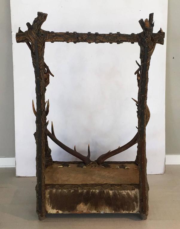 Italian Antler Horn Hunter's Standing Gun Rack at 1stDibs