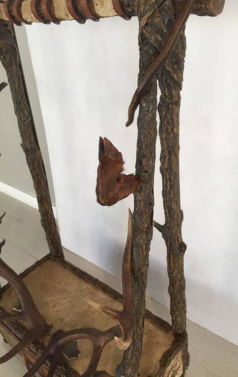 Italian Antler Horn Hunter's Standing Gun Rack at 1stDibs