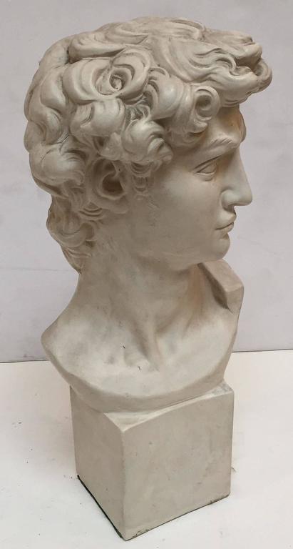 English Plaster Bust of Michelangelo's David at 1stDibs | plaster bust ...
