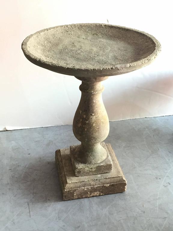 Large English Garden Stone Bird Bath at 1stDibs | large stone bird bath ...