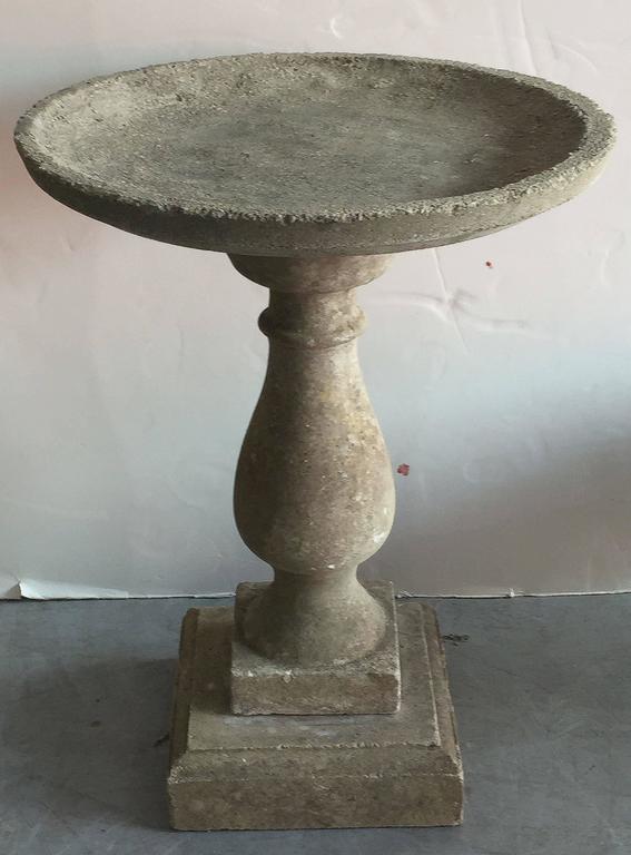 Large English Garden Stone Bird Bath at 1stDibs | large stone bird bath ...