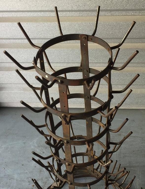 French Bottle Tree or Wine Bottle Drying Rack at 1stDibs