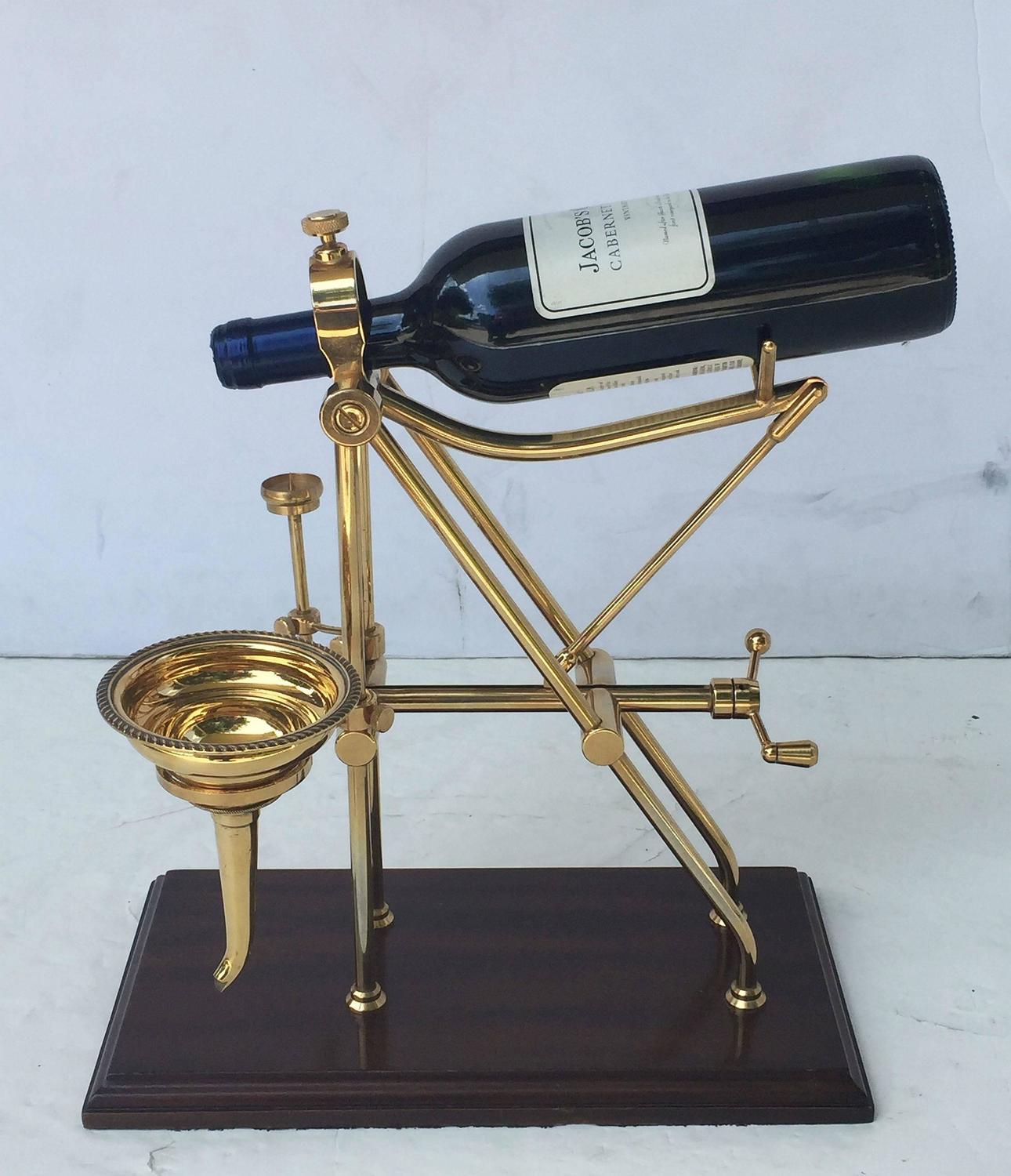English Vintage Port Wine Decanting Cradle at 1stdibs