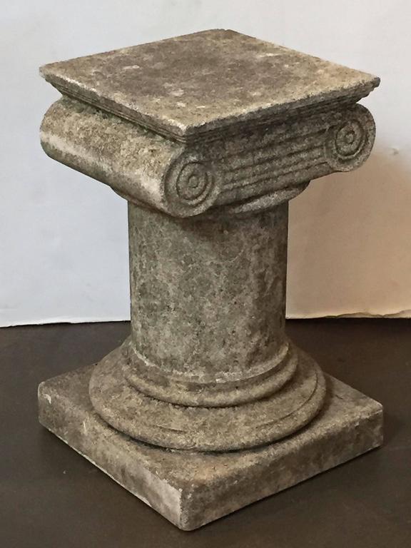 English Garden Stone Plinth in the Classical Style at 1stDibs | stone ...