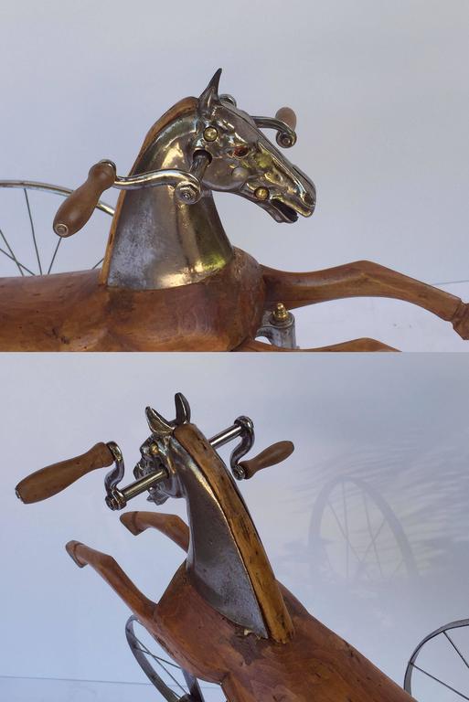 French Velocipede or Child's Horse Tricycle at 1stDibs | velocipede for ...