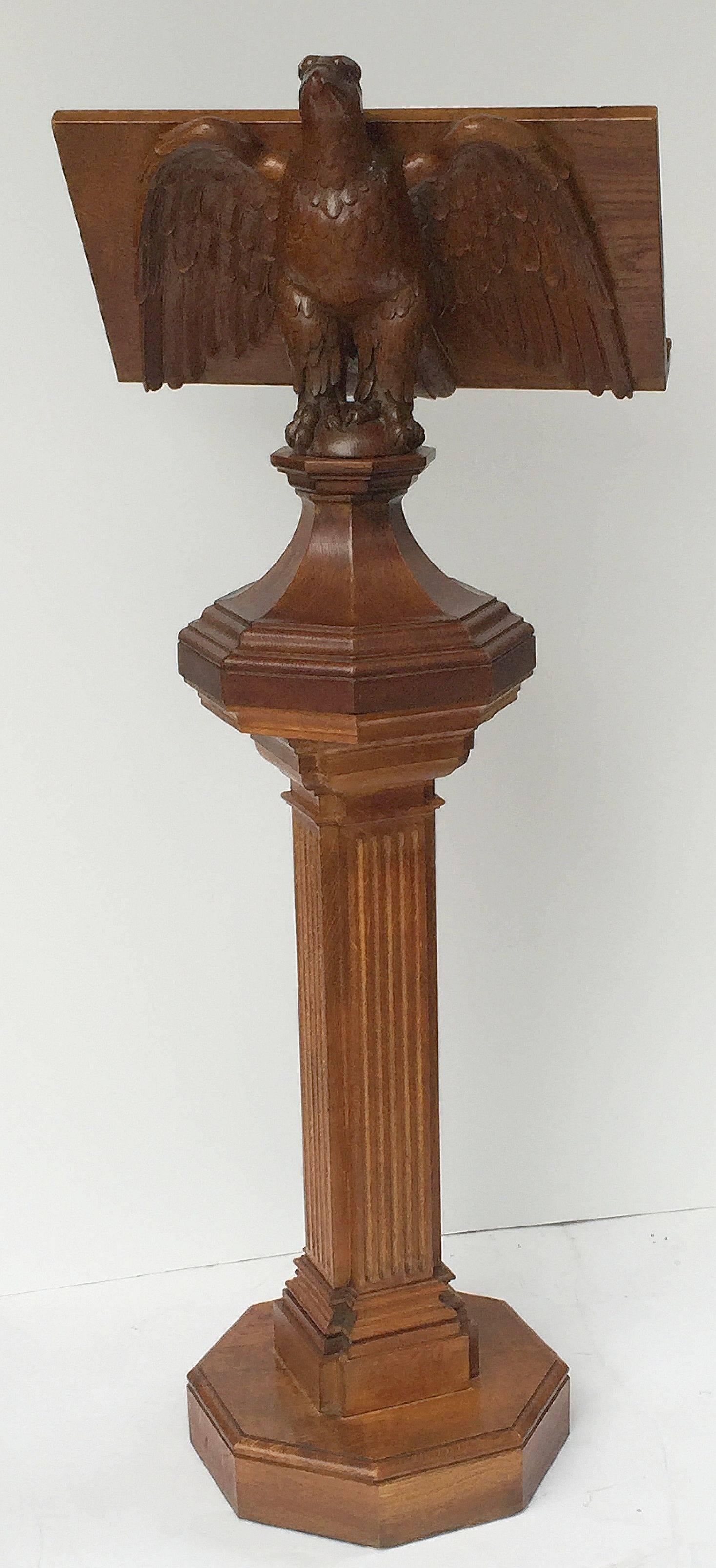 Large English Ecclesiastical Standing Eagle Lectern at 1stDibs | brass ...