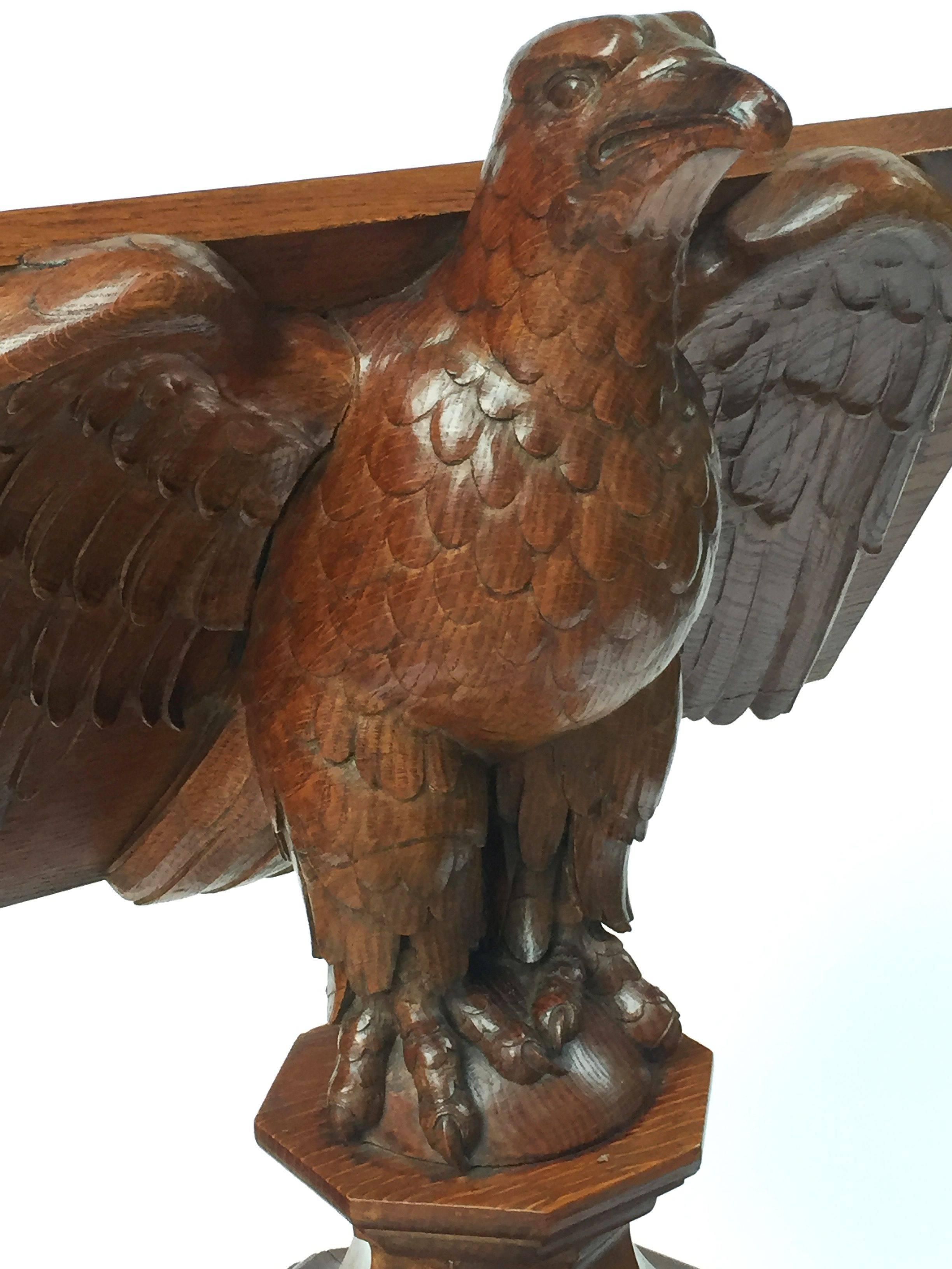 Large English Ecclesiastical Standing Eagle Lectern at 1stDibs | brass ...