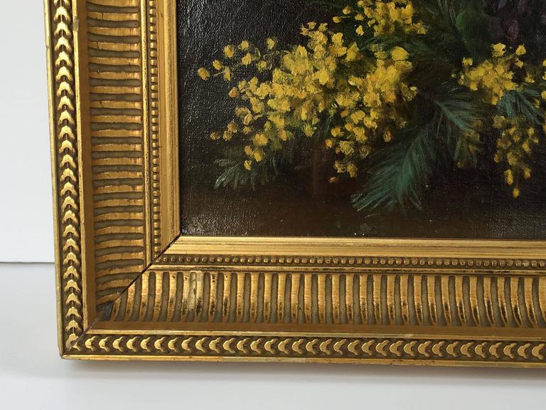 French Framed Oil Painting, Still Life by Adolphe Louis Castex-Degrange ...