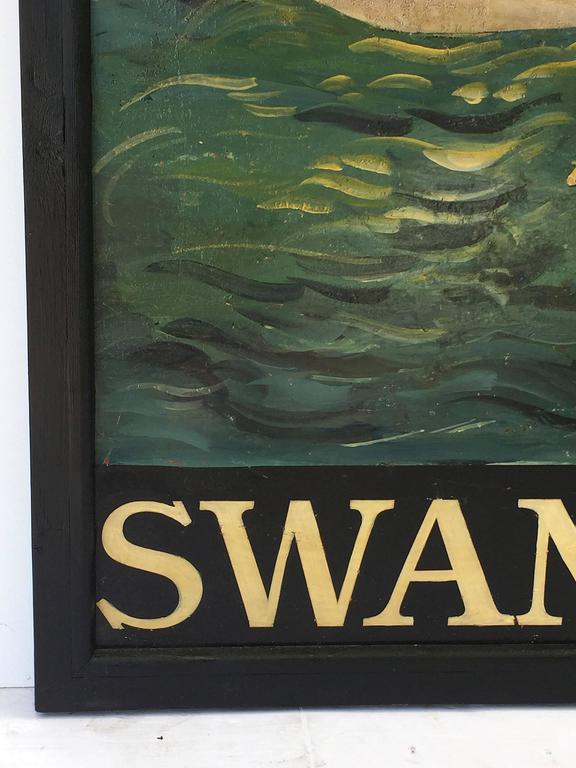 English Pub Sign, Swan Inn at 1stDibs