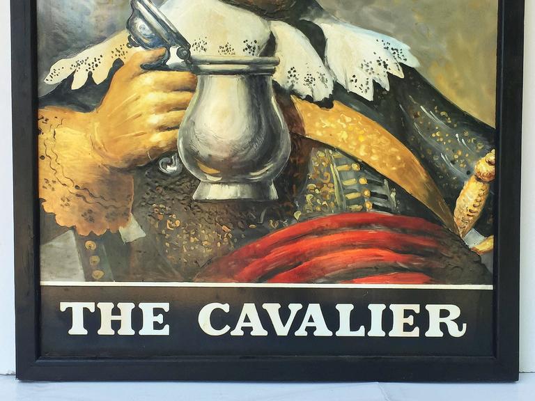 English Pub Sign, "The Cavalier" For Sale at 1stdibs
