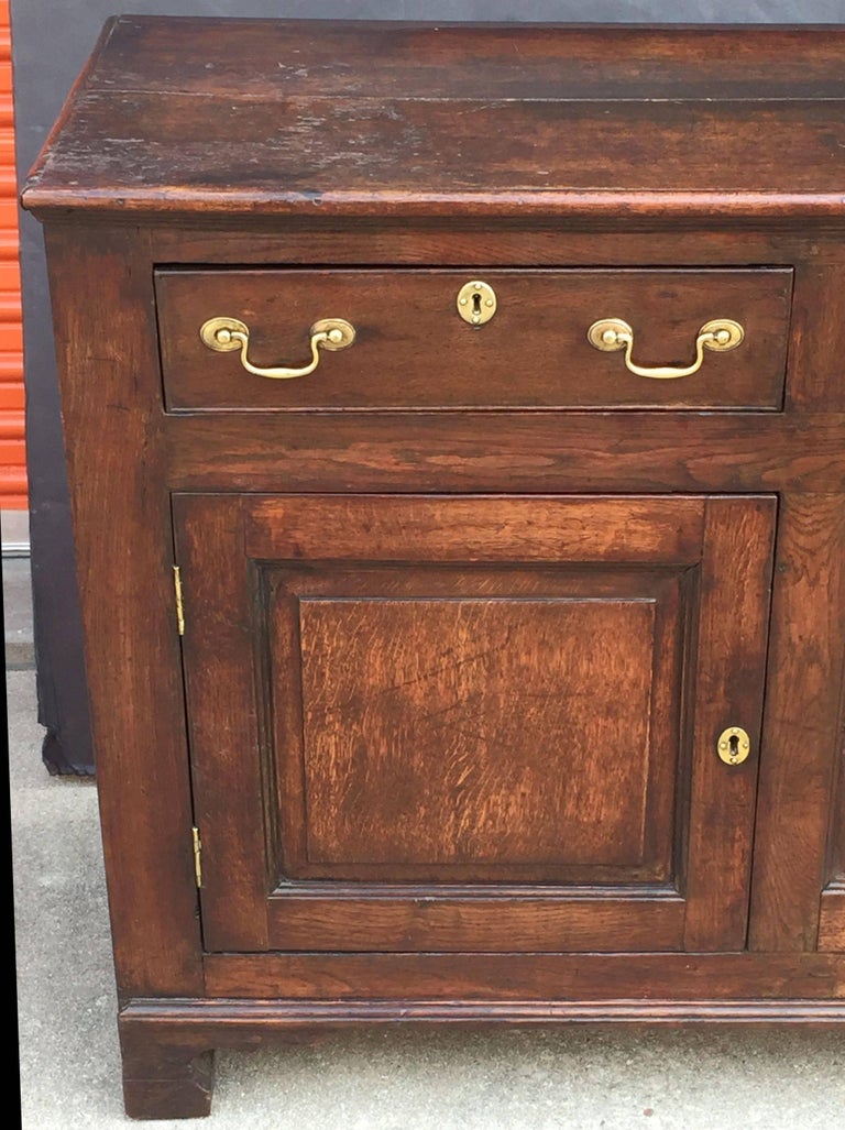 Welsh Paneled Dresser Console or Sideboard of Oak from the 18th c. at ...